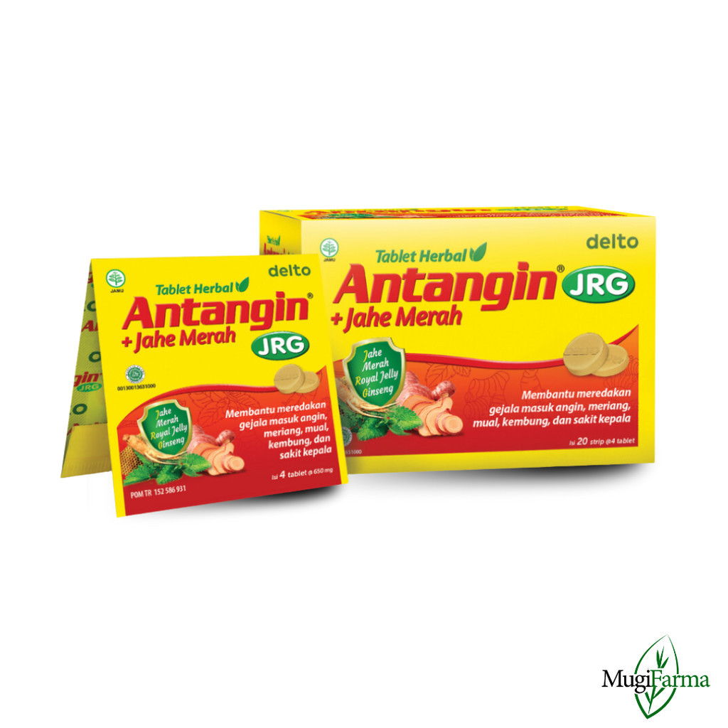 Jual Antangin JRG Tablet (1 Box Isi 20 Strip @4 Tablet) Jahe Merah ...