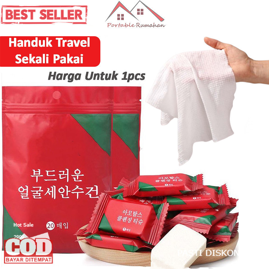 Jual Portable Rumahan - Handuk Mandi Traveling Sekali Pakai / Handuk ...