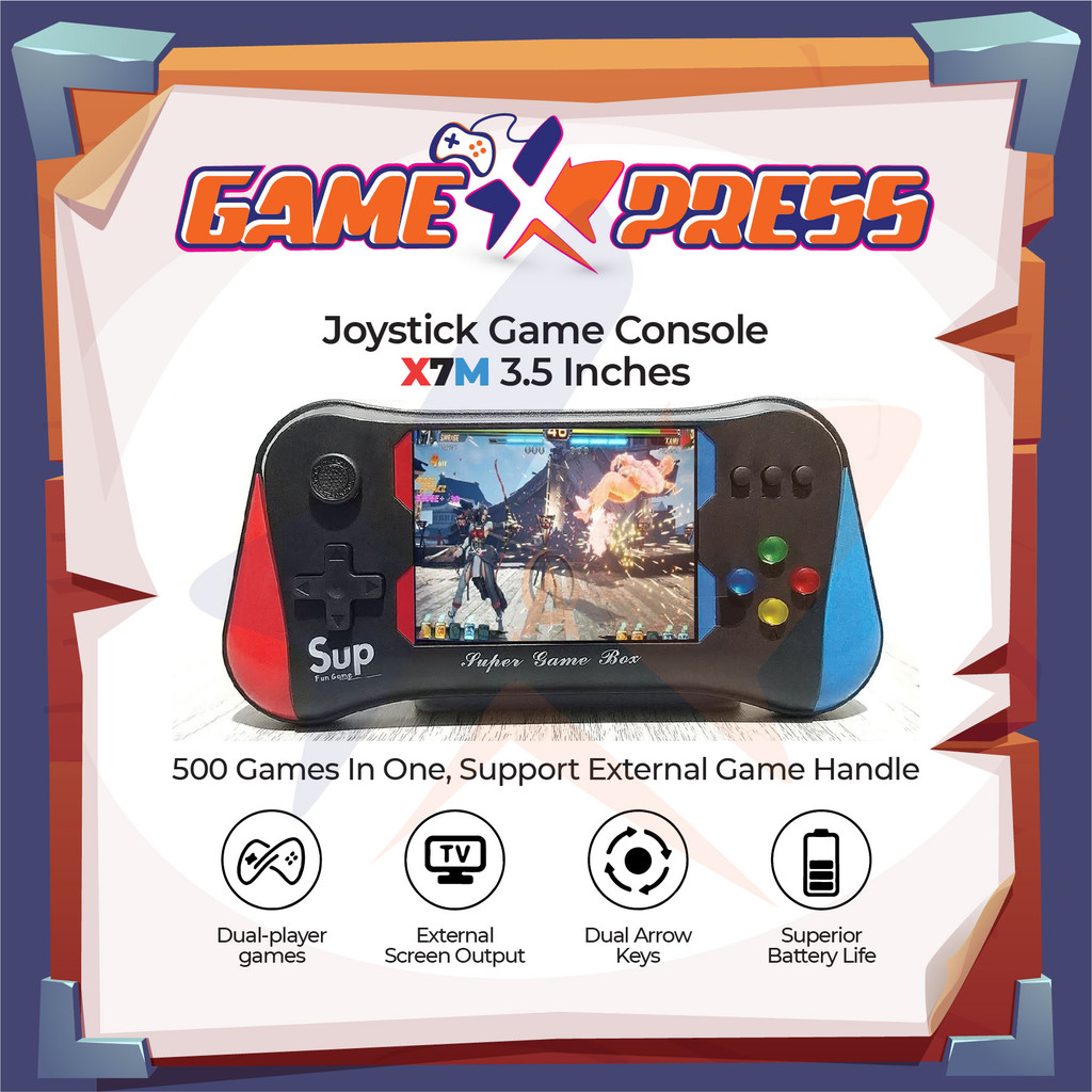 Jual Gameboy X7M isi 500 game in 1 Gamebox Portable Console Bisa ...