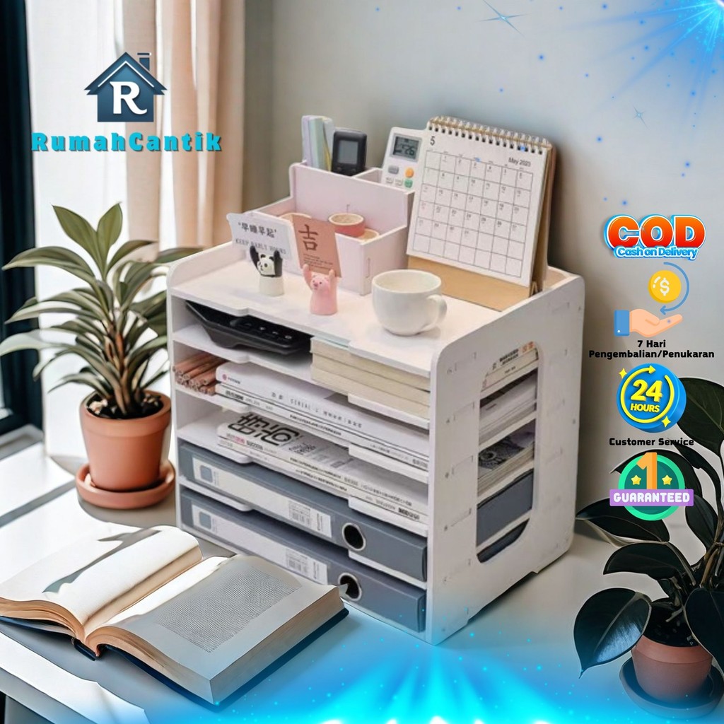 Jual RumahCantik - Rak Office Supply Penyimpanan File Buku Kertas ...