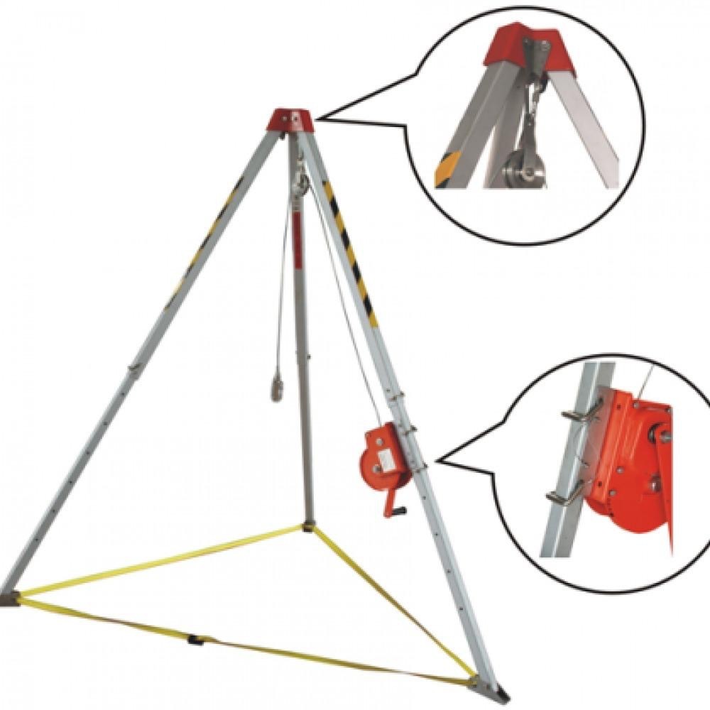 Jual Tripod GYSJ-300/22 Rescue Tripod Lifting Tool Vertical Rescue ...