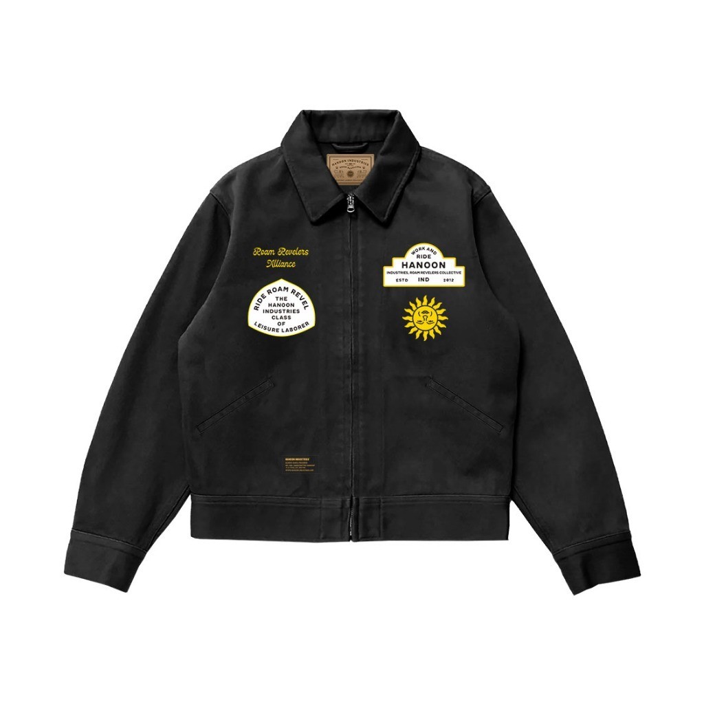 Jual Hanoon Industries – Work Jacket Boxy Fit Jaket Vintage Black ...