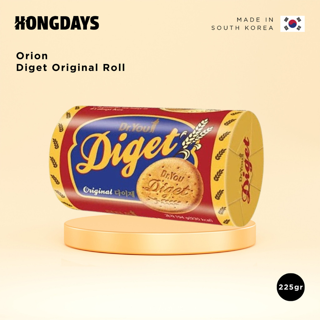 Jual Orion Diget Original Roll - Biskuit Gandum Made In Korea ...