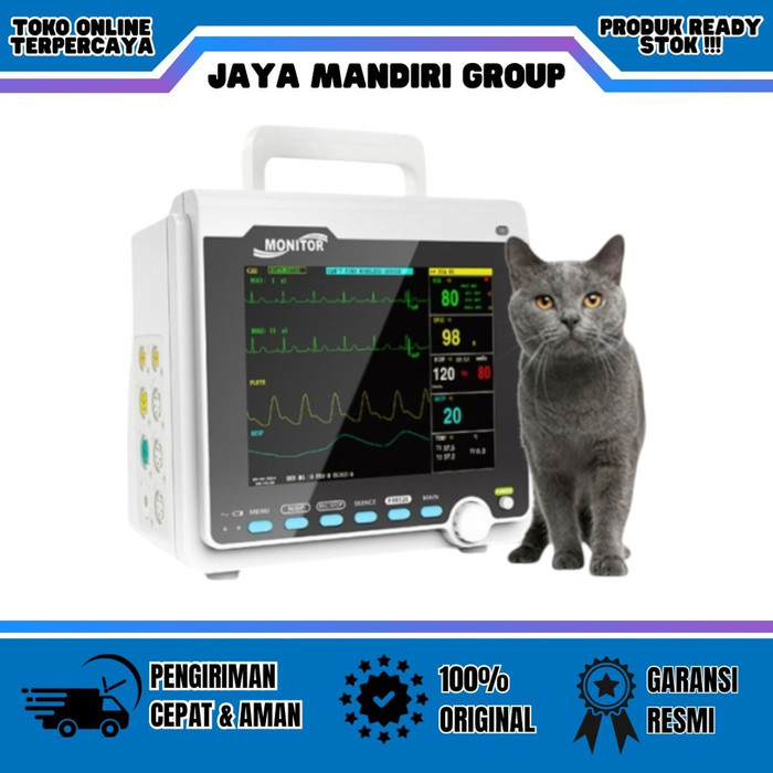 Jual CONTEC Portable VET Veterinary Patient Monitor 8" Vital Sign ...