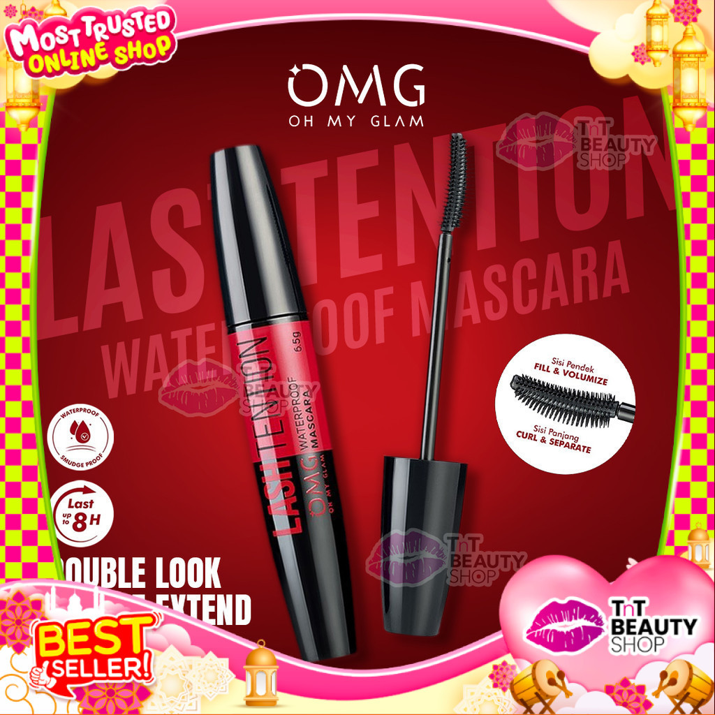Jual OMG Oh My Glam Lashtention Waterproof Mascara 6.5gr - Maskara ...