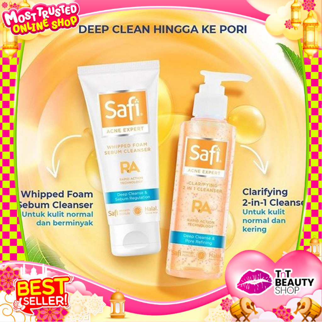 Jual Safi Acne Expert Whipped Foam Sebum Cleanser 100gr | Safi Acne Gel ...