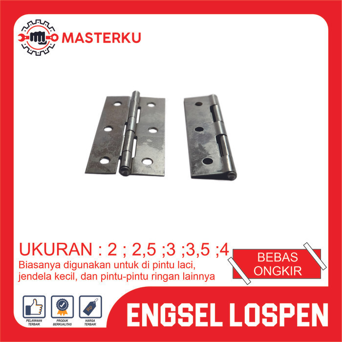 Jual ENGSEL LOSPEN / Engsel Pintu Lospen / Engsel Pen / Engsel Rumah ...