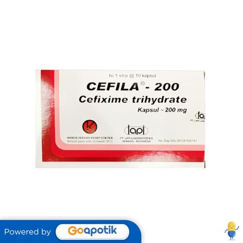 Jual Cefila 200 Mg Box 10 Kapsul | Shopee Indonesia