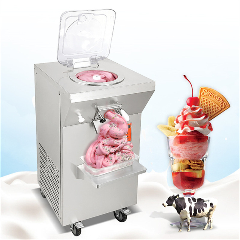 Jual Commercial Hard Ice Cream Machine Maker Gelato Dispenser Mixer ...