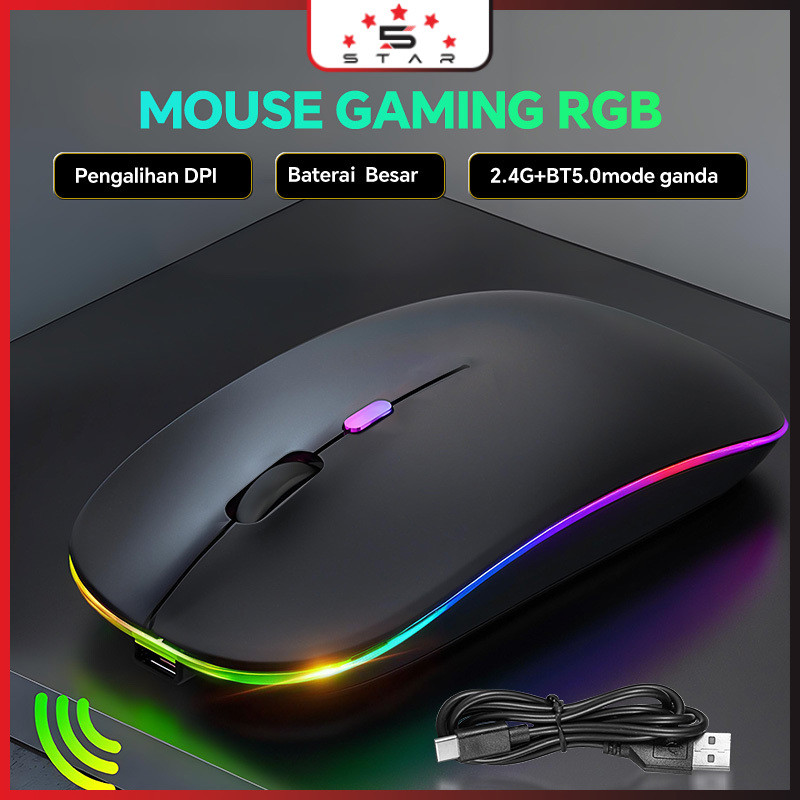 Jual Bluetooth Wireless Mouse for Computer PC Laptop IPad Tablet with ...