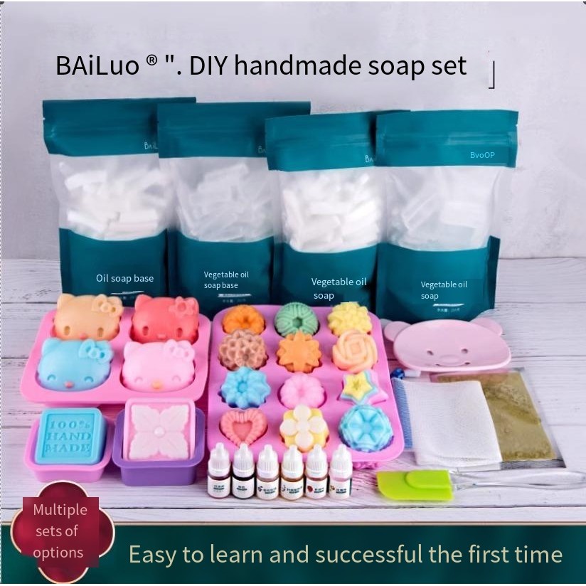 Jual Handmade Soap DIY Material Pack Homemade Breast Milk Fragrance ...