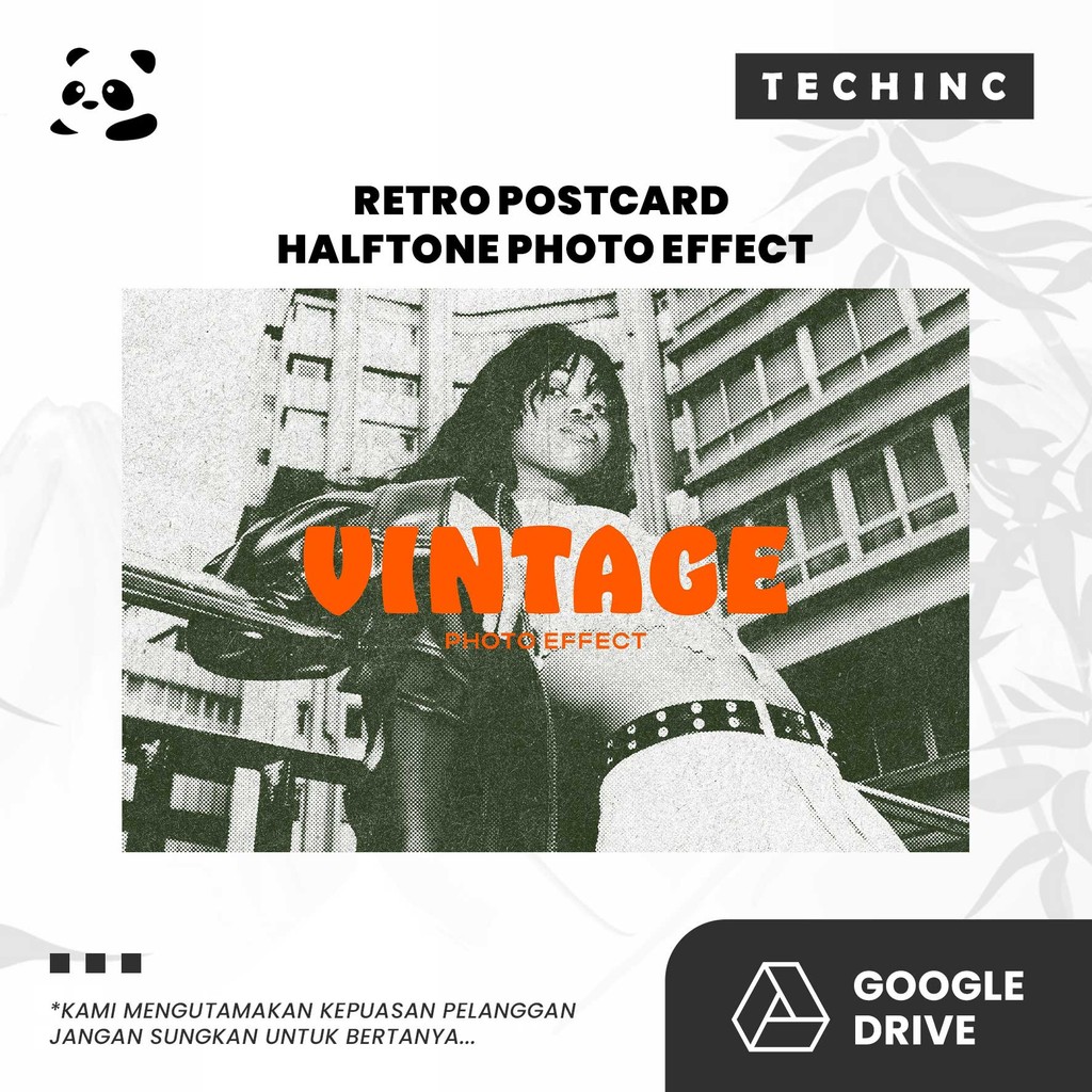Jual RETRO POSTCARD HALFTONE PHOTO EFFECT | PHOTOSHOP | Shopee Indonesia