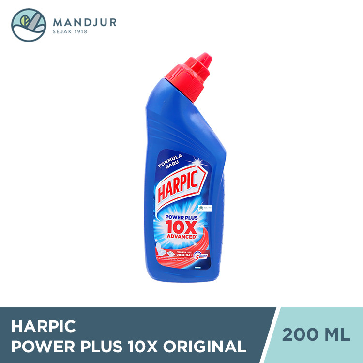 Jual Harpic Power Plus 10X Max Clean Original 200 ml - Cairan Pembersih Toilet | Shopee Indonesia