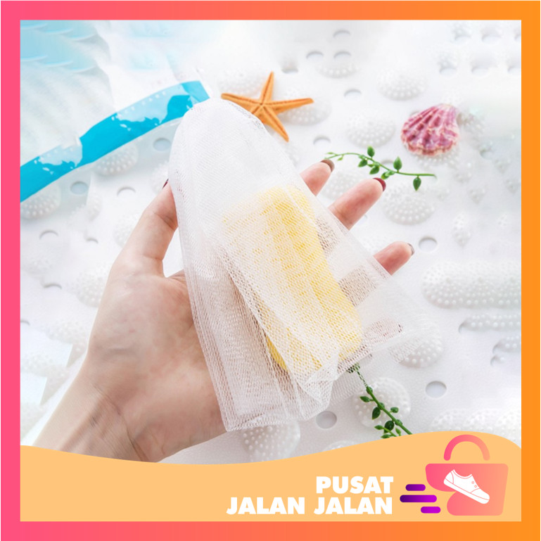 Jual PJJ - H6000 Kantong Jaring Busa Sabun / Pouch Sabun / Jaring Busa ...