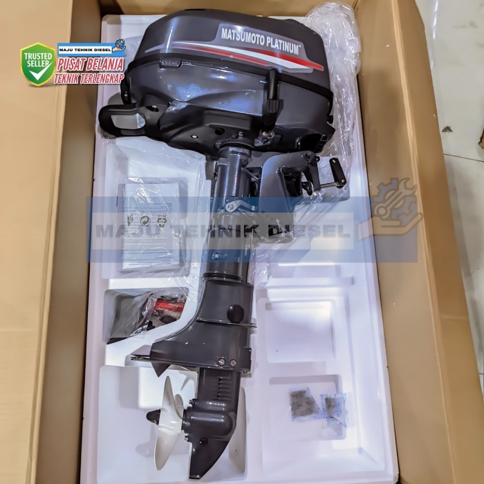 Jual Mesin Perahu Tempel Boat 4stroke MATSUMOTO MOB906J 6 Hp 4tak Maju ...