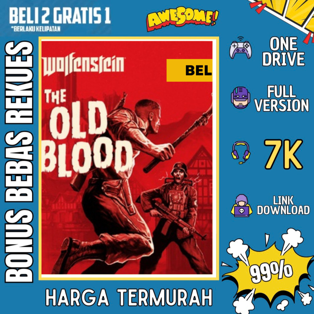 Jual WOLFENSTEIN THE OLD BLOOD - GAME PC - GAME LAPTOP - PC GAMES ...