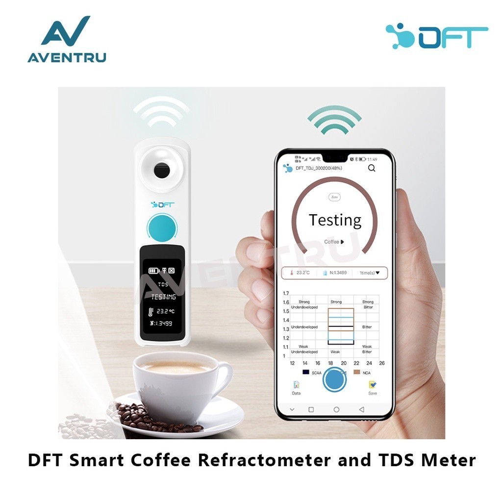 Jual Smart Digital Mini Coffee Refractometer Brix TDS Refraktometer ...