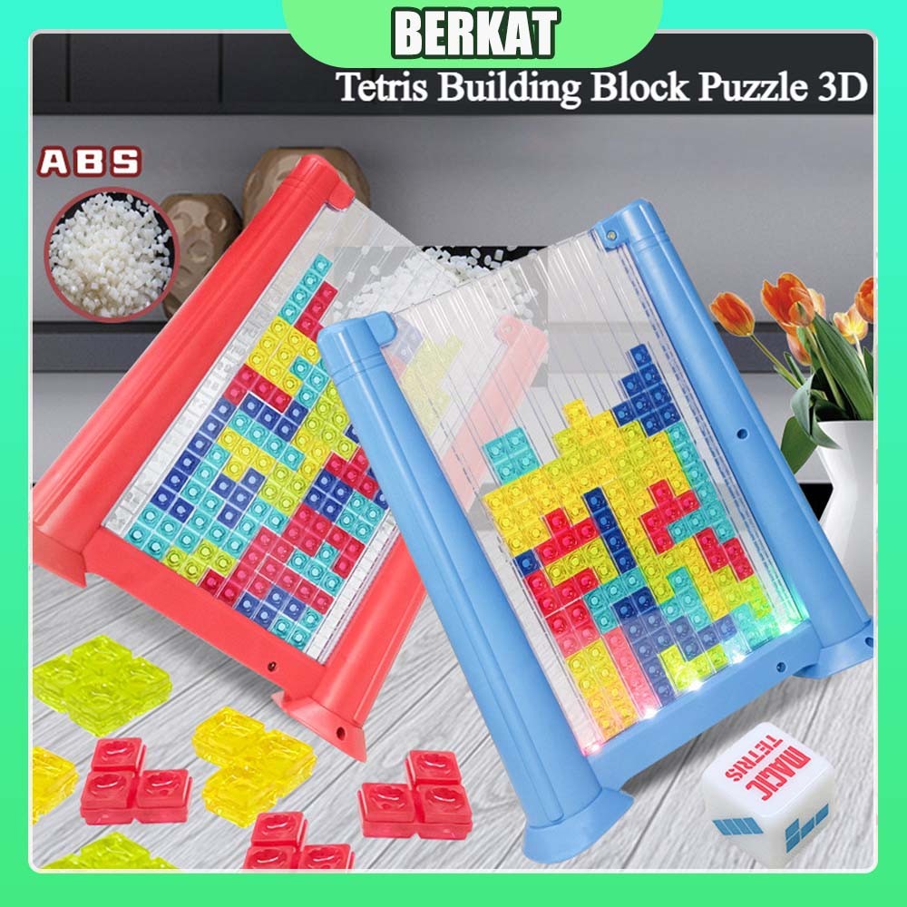 Jual Mainan Edukasi Anak 4-6 Tahun Creative Tetris Building Block ...