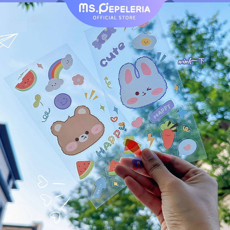 Jual Cute Sticker/ Sticker Momo Aesthetic Stiker Buku Diary/Stiker Lucu ...