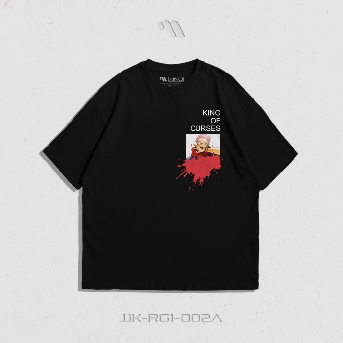 Jual Kaos Anime Jujutsu Kaisen Sukuna Itadori Yuji Tshirt Cotton Combet