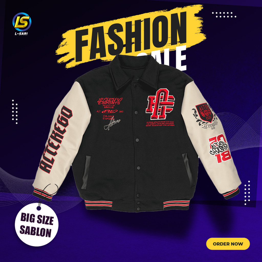 Jual JAKET VARSITY ALTER EGO ALT390 CLASS OF 24 TERBARU TAHUN 2024 OVER SIZE RRQ ONIC EVOS BTR ...