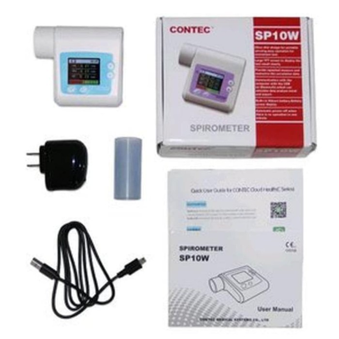 Jual contec SP10W bluetooth wireless Digital Hand-held Spirometer Lung Vol | Shopee Indonesia
