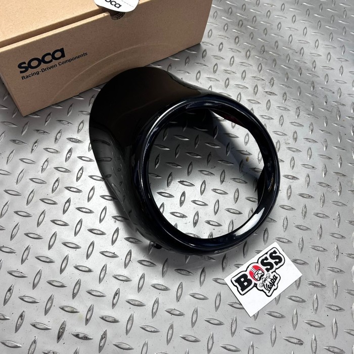 Jual Sportscreen Soca Vespa Primavera - BLACK GLOSSY | Shopee Indonesia