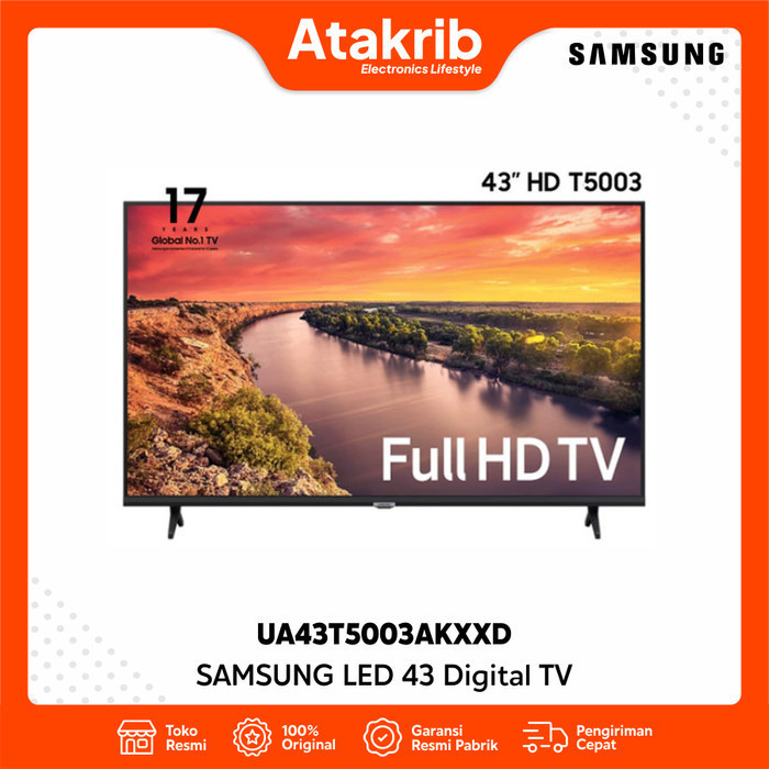 Jual SAMSUNG LED 43 UA43T5003AKXXD - 43T5003 Digital Full HD TV | Shopee Indonesia