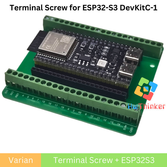 Jual Terminal Screw Block Shield Expansion Board 44pin For Esp32s3