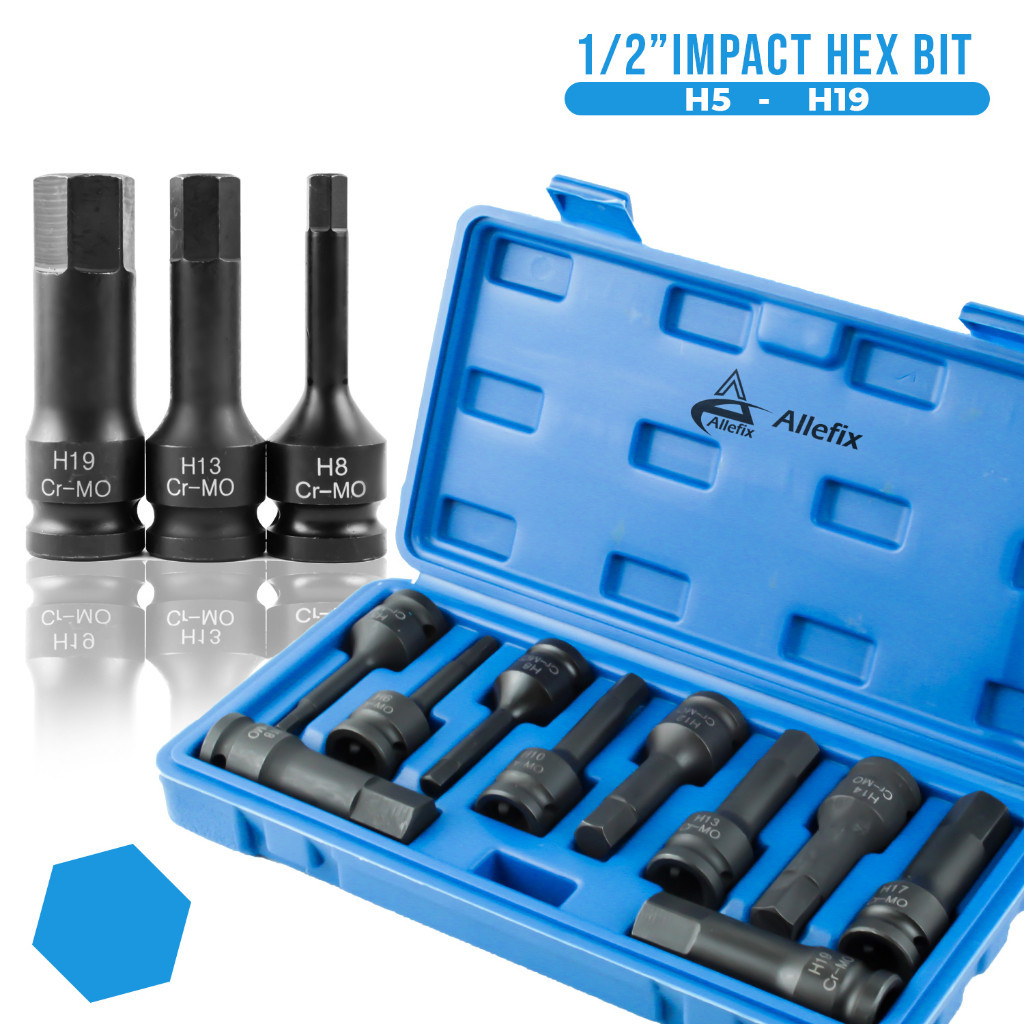 Jual Mata Socket Segi Enam Impact Socket Bits 1/2 Inch Driver Torx Hex ...