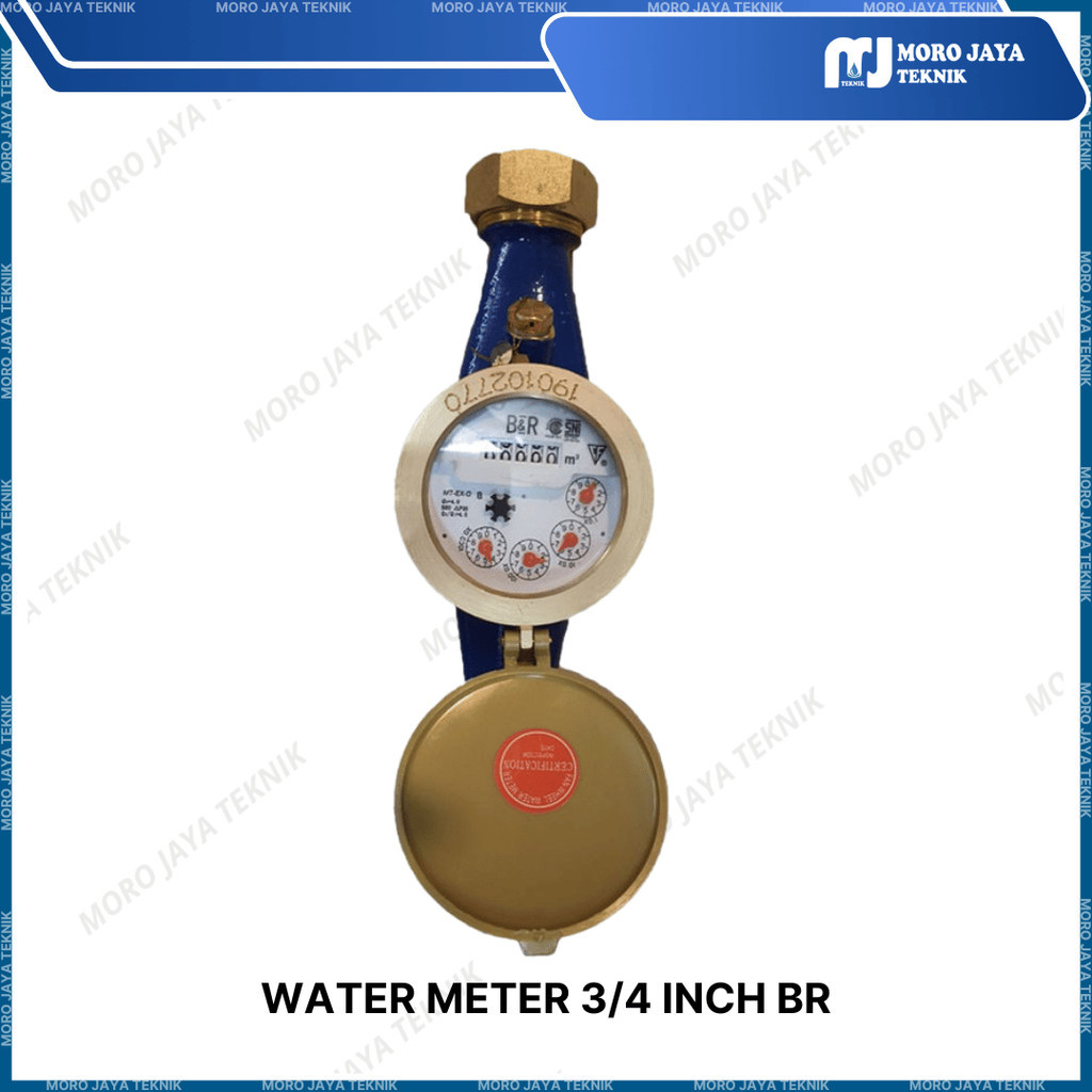 Jual Water Meter 3/4 Inch BR - Meteran Air - Flow Meter | Shopee Indonesia