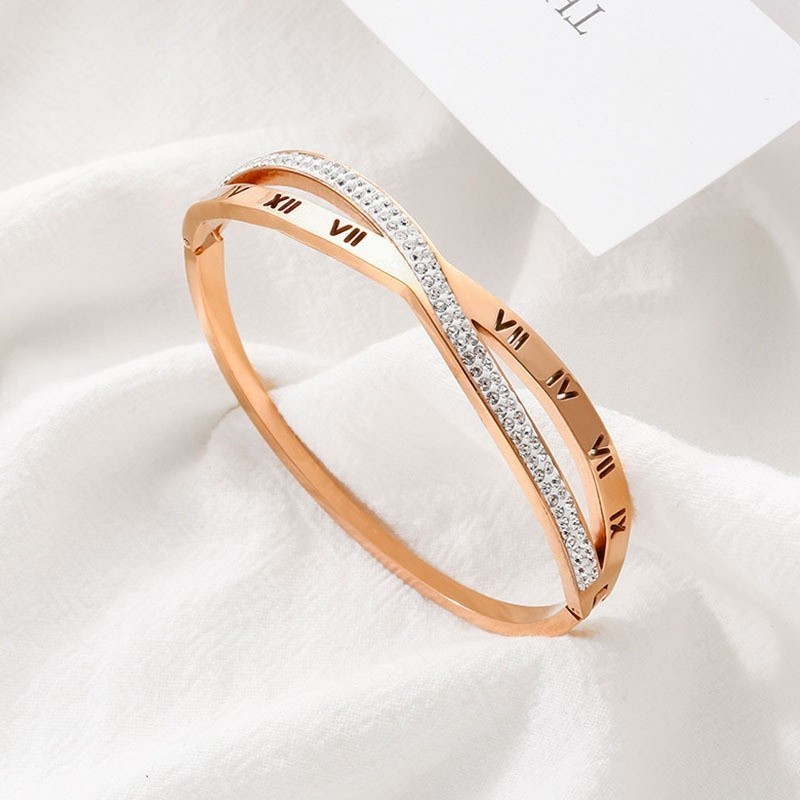 Jual Gelang Wanita Bangle TITANIUM Viral Kualitas PREMIUM Korean Style ...