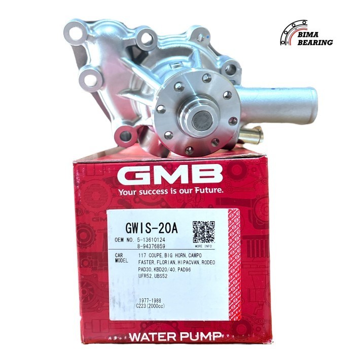 Jual WATER PUMP ISUZU PANTHER 2.3 2300CC KBD 26 GWIS-20 GMB JAPAN POMPA AIR GWIS20 ORI | Shopee ...
