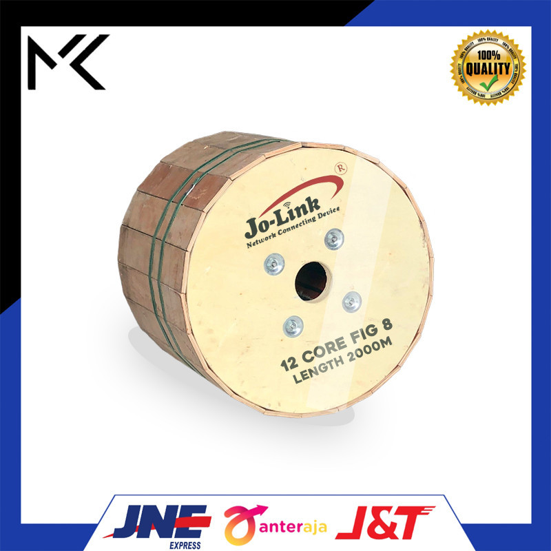 Jual KABEL FIBER 12 CORE FIGURE 8 MERK JOLINK 2000M | Shopee Indonesia