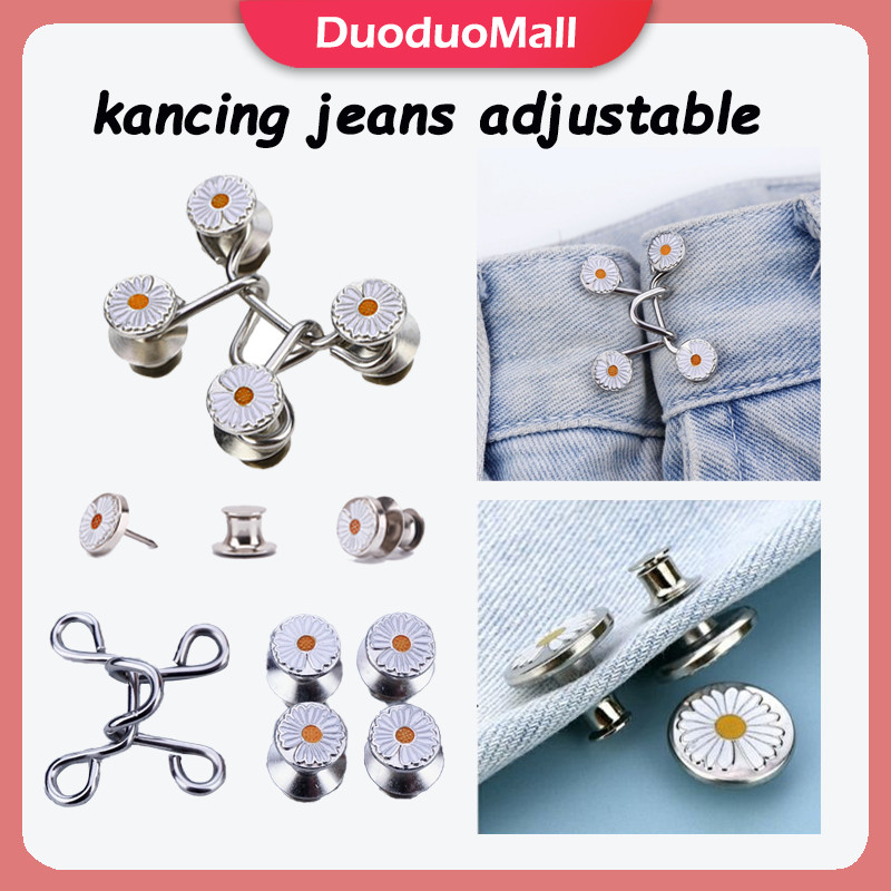 Jual Kancing Jeans Logam Simple Adjustable Motif Bunga Daisy Warna ...