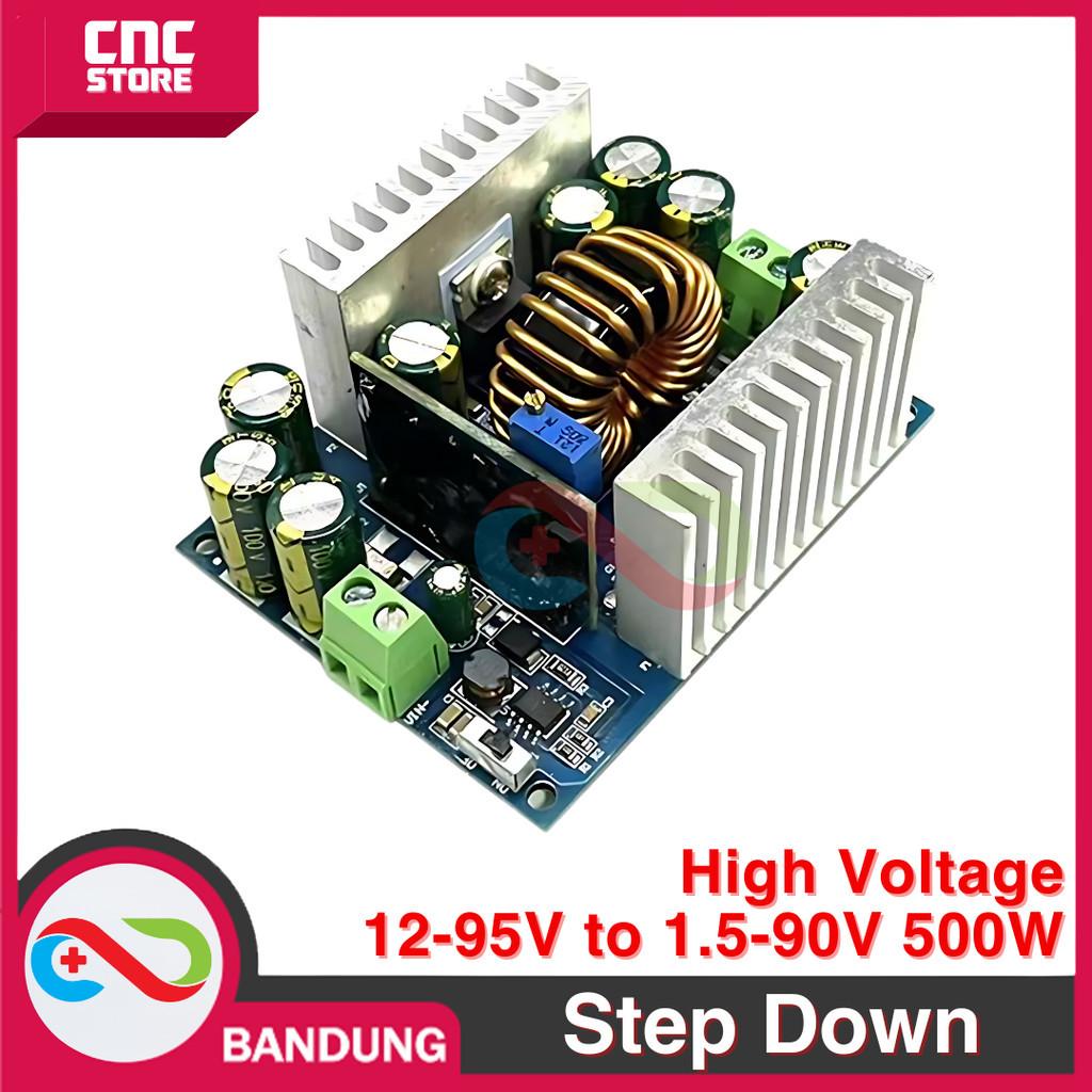 Jual Step Down DC-DC High Voltage 12-95V to 2-90V 18A 500W | Shopee Indonesia