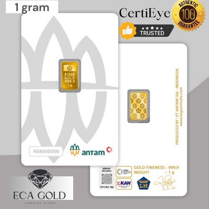 Jual Emas Logam Mulia Antam 1 gram | Shopee Indonesia