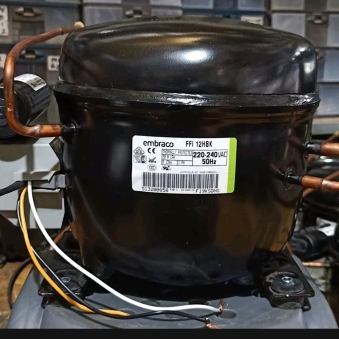 Jual Kompresor 1/3 Embraco Chiller Freezer Part Boleyn Store | Shopee ...