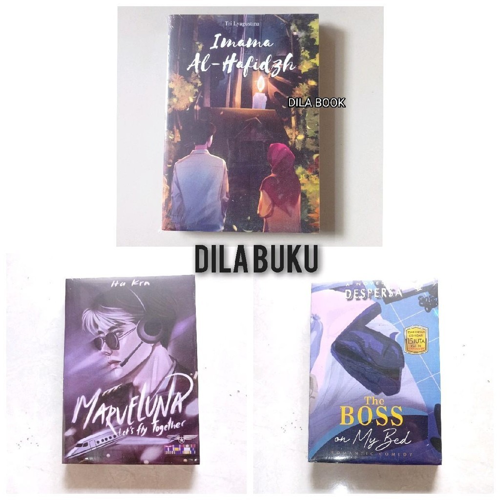 Jual 1 PAKET 3 BUKU NOVEL REMAJA : IMAMA AL HAFIDZH + MARVELUNA + THE ...