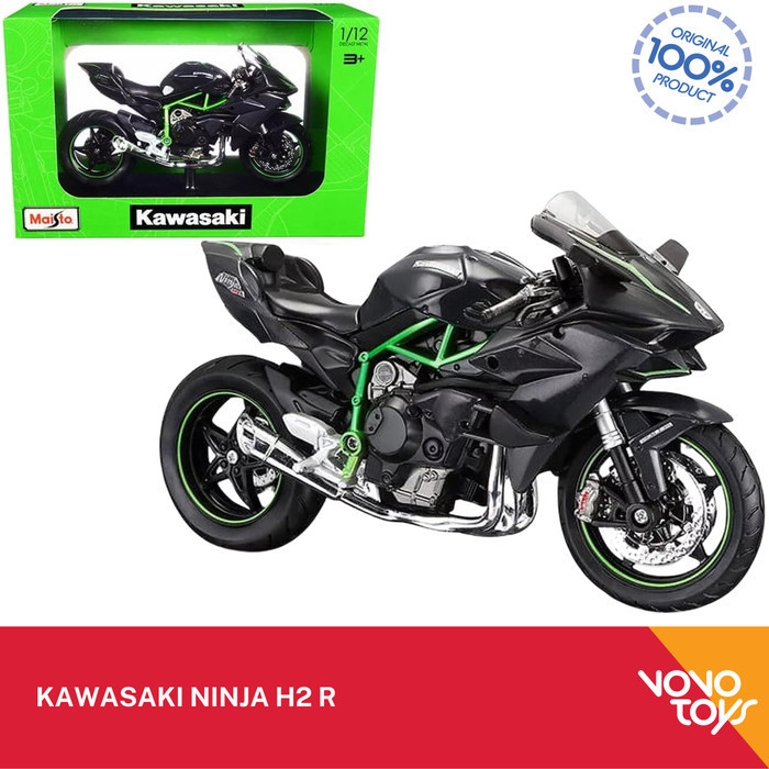 Jual Maisto 1/12 Kawasaki Ninja H2 R Black | Shopee Indonesia