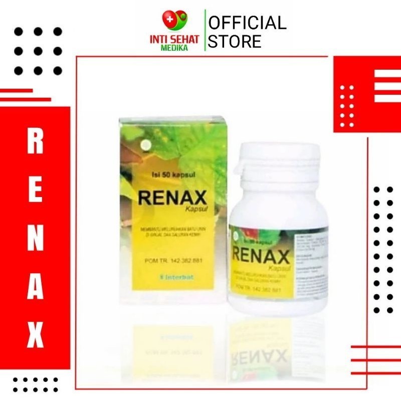 Jual Renax Asli Obat Mencegah Dan Mengatasi Batu Ginjal Isi 50 Kapsul ...