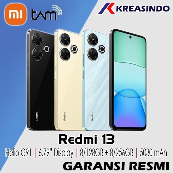 Jual XIAOMI REDMI 13 NFC 8/128 8/256 Ram 8GB Internal 128GB 256GB ...