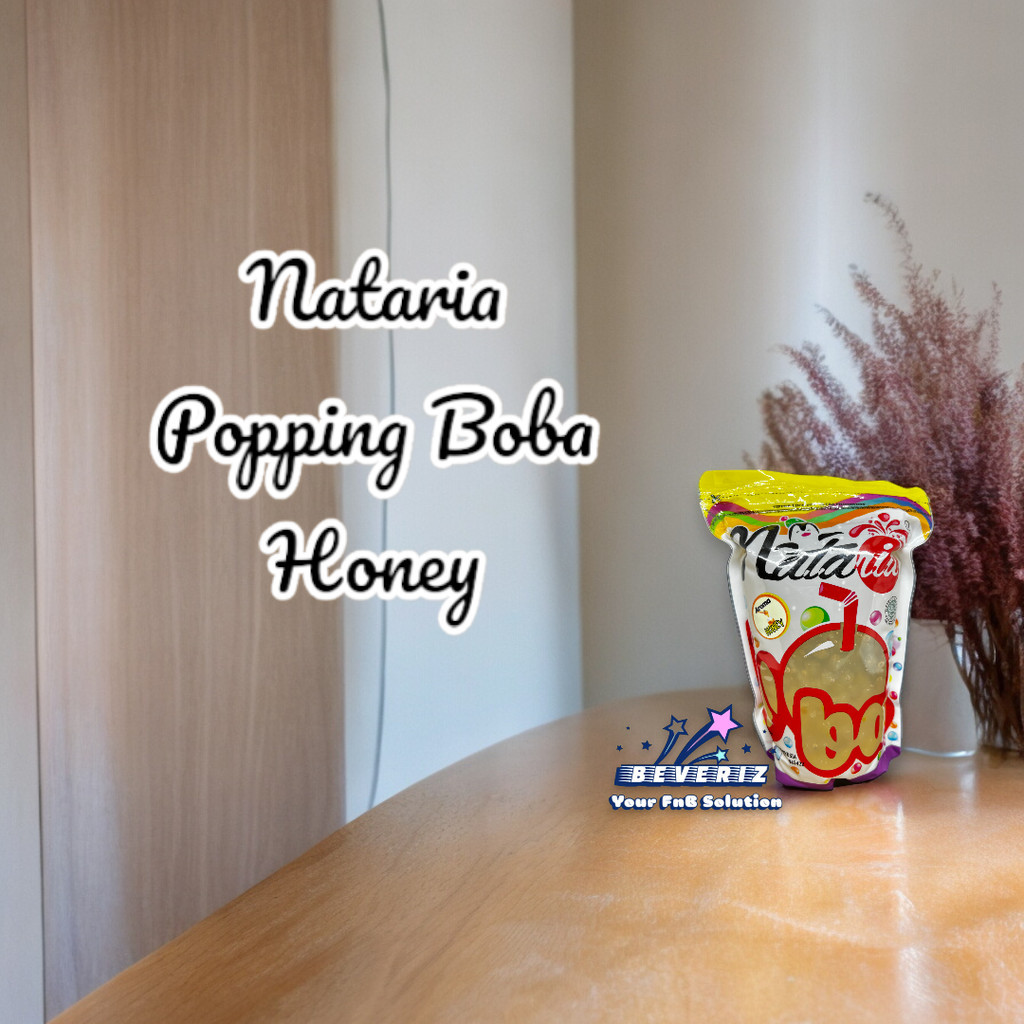 Jual Nataria Popping Boba Honey 500 Gram | Jelly Mutiara | Topping ...