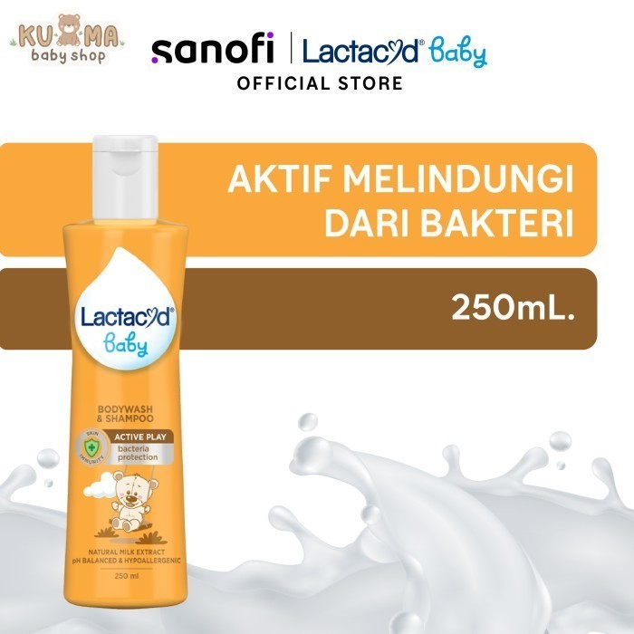 Jual SANOFI Lactacyd Baby Active Play 2in1 Body Wash and Hair Shampoo ...