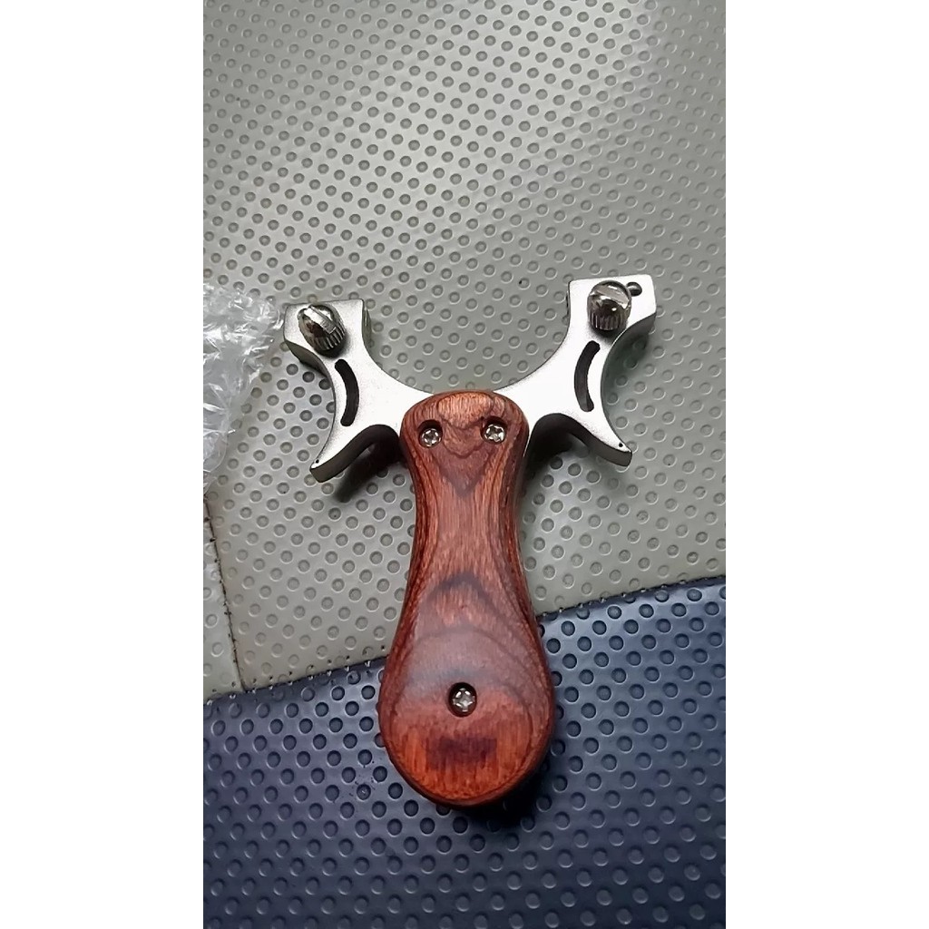 Jual GNC01 Ketapel Metal Slingshot Hunting Catapult + Karet Ketapel ...