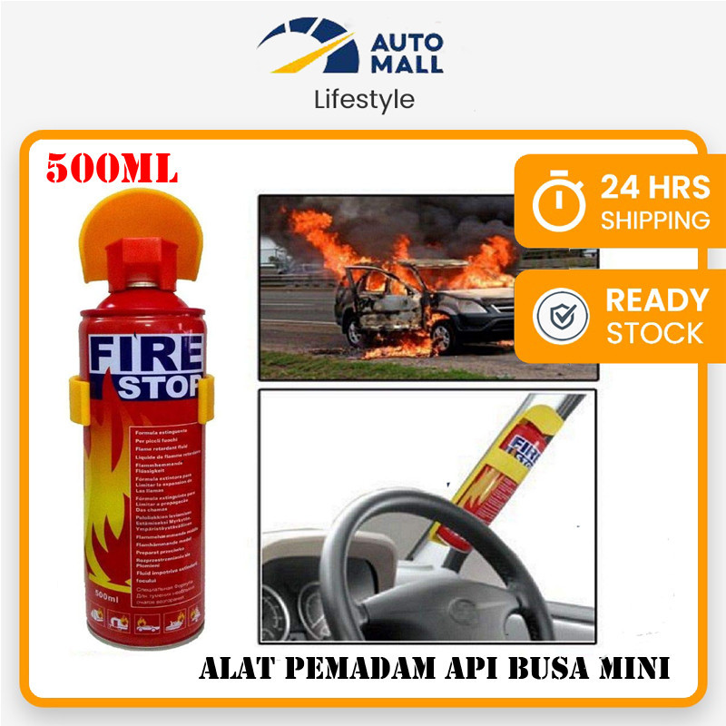 Jual 500ml Alat Pemadam Api Busa Mini Mobil Rumah Kantor Aman Efektif ...