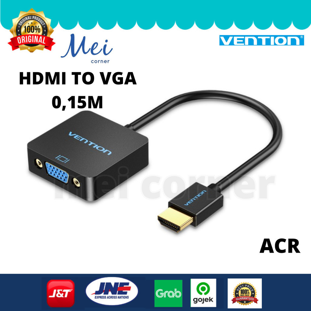 Jual Vention Converter HDMI to VGA + Micro USB dan Audio - ACR (MC ...