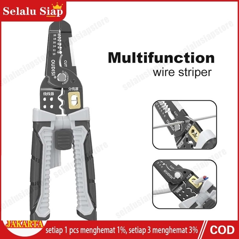 Jual 10in1 Tang Tukang Listrik Multifungsi Tangan Pemotong Kabel ...