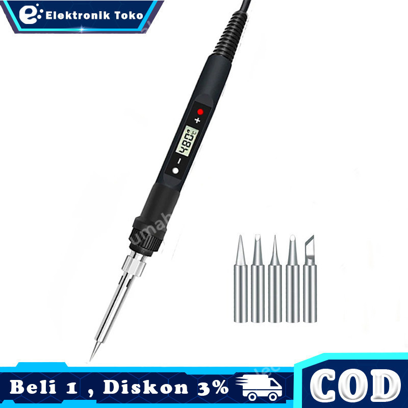 Jual Solder Listrik 80 Watt Cepat Panas Digital LED Screen 908S ...