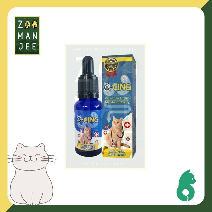 Jual O-Cing Cat Medicine / Obat Kucing Adult Obat Cacing 20Ml ...